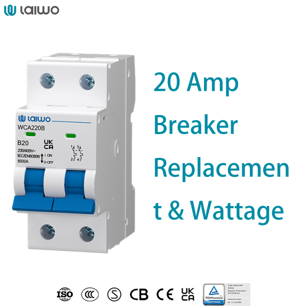 20 Amp Breaker: Replacement & Wattage Guide - LAIWO Electrical Technology